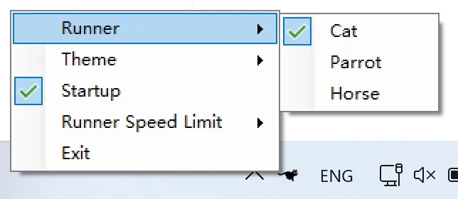 RunCat - 老板在电脑里养了一只小猫，随时监视你的工作强度 - 哔哩哔哩