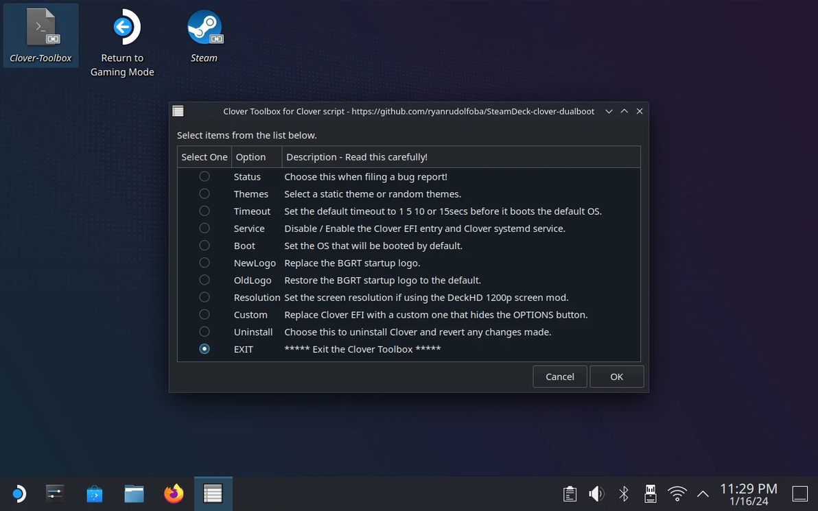 Steam Deck单盘双系统+Clover-dualboot引导安装流程 - 哔哩哔哩