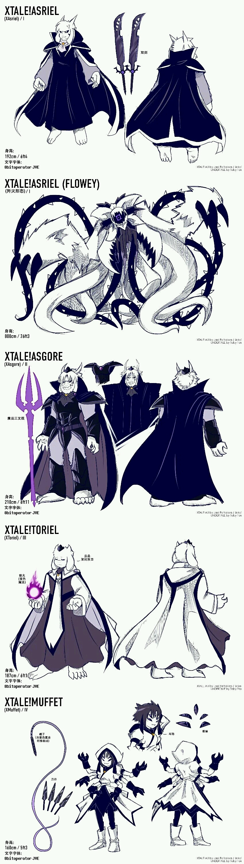 X-tale设定图 - 哔哩哔哩