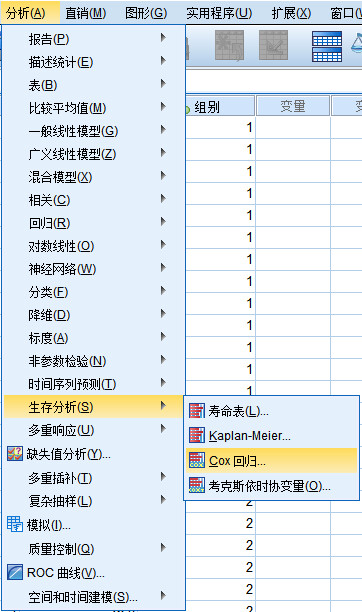 spss操作步骤讲解系列--Cox模型 - 哔哩哔哩