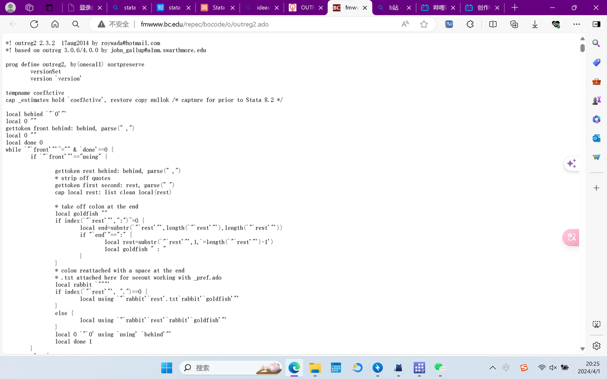 新手小白Stata安装outreg2教程 - 哔哩哔哩
