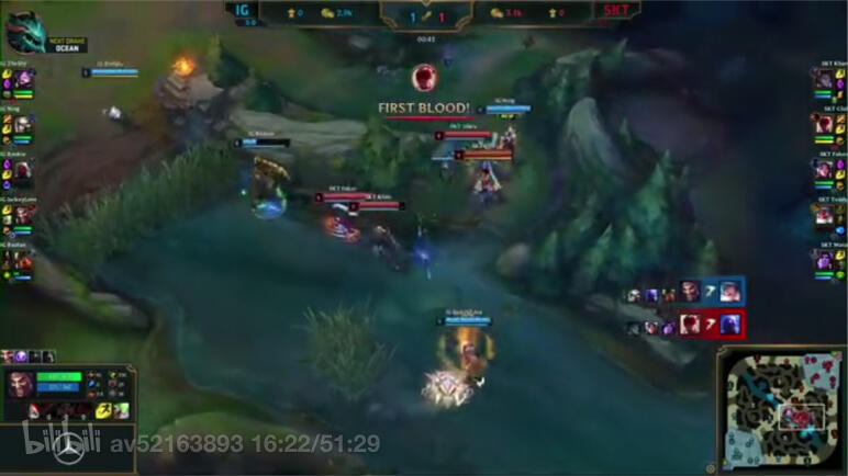 IG无畏造極境！15分56秒狂扫SKT！ - 哔哩哔哩