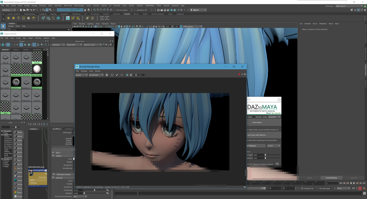 【DAZ教程】可以用在动画制作，游戏和绘画参考的超神奇软件 - 哔哩哔哩