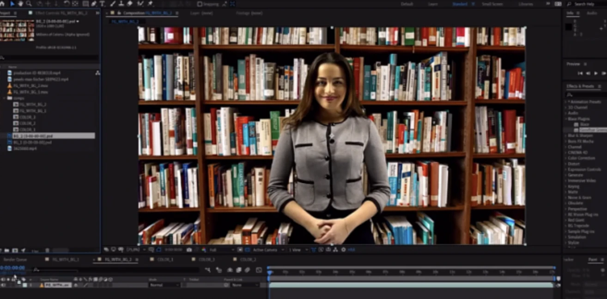 Pr/Ae视频抠像插件Goodbye Greenscreen - 哔哩哔哩