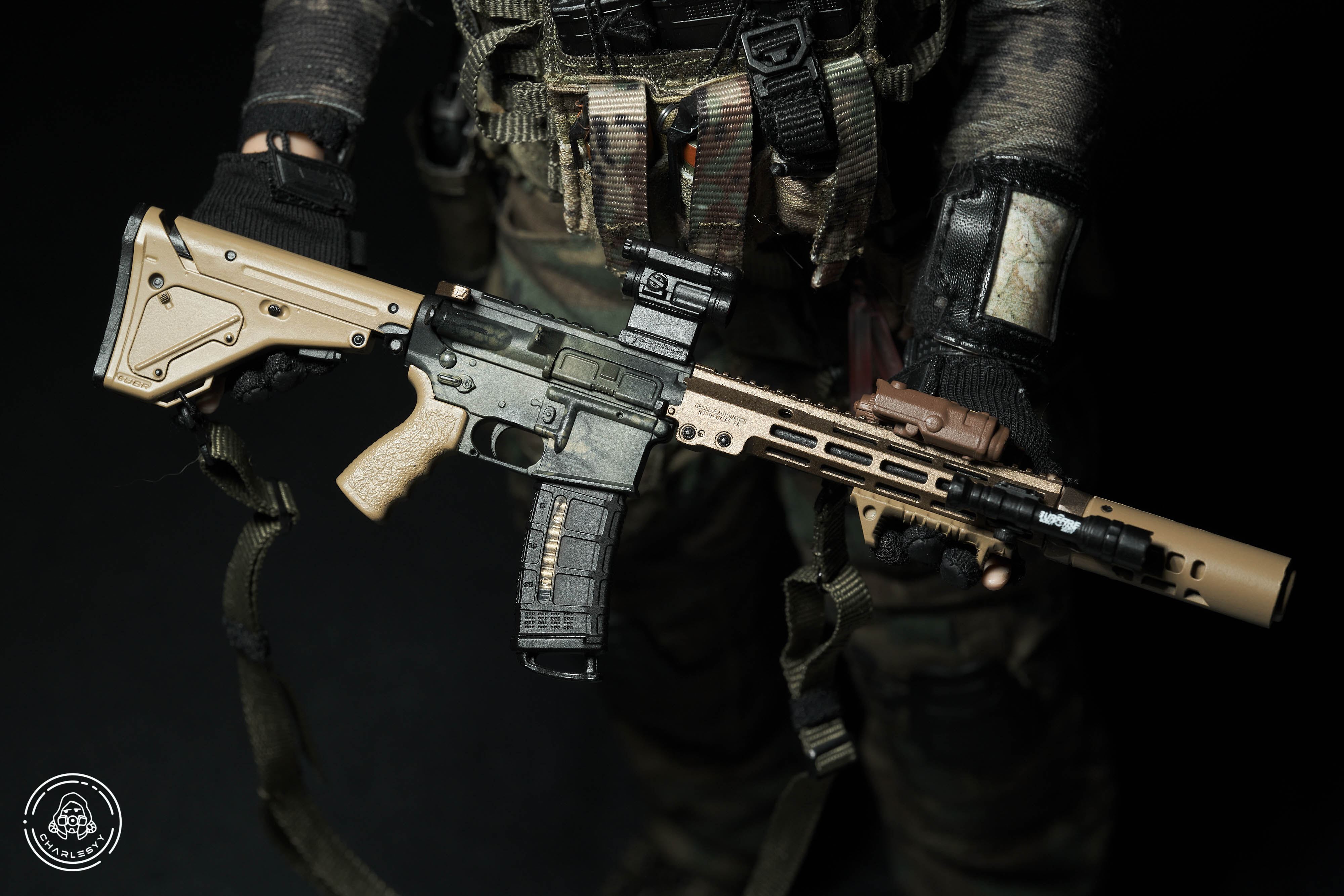 【简评随拍】Easy&Simple 26049R 美军SFG绿色贝雷帽特种部队CRF连 - 哔哩哔哩