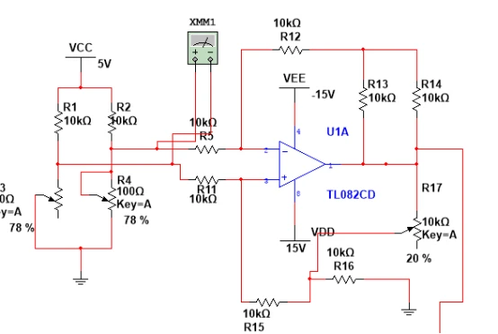 Multisim仿真——温度测量与控制 - 哔哩哔哩
