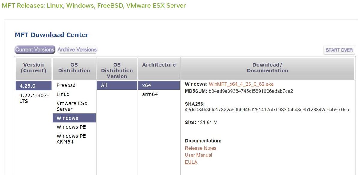 迈络思MCX4121A网卡10G刷25G流程 - 哔哩哔哩