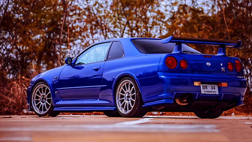 GT-R BNR34（头文字D—神之脚座驾） - 哔哩哔哩