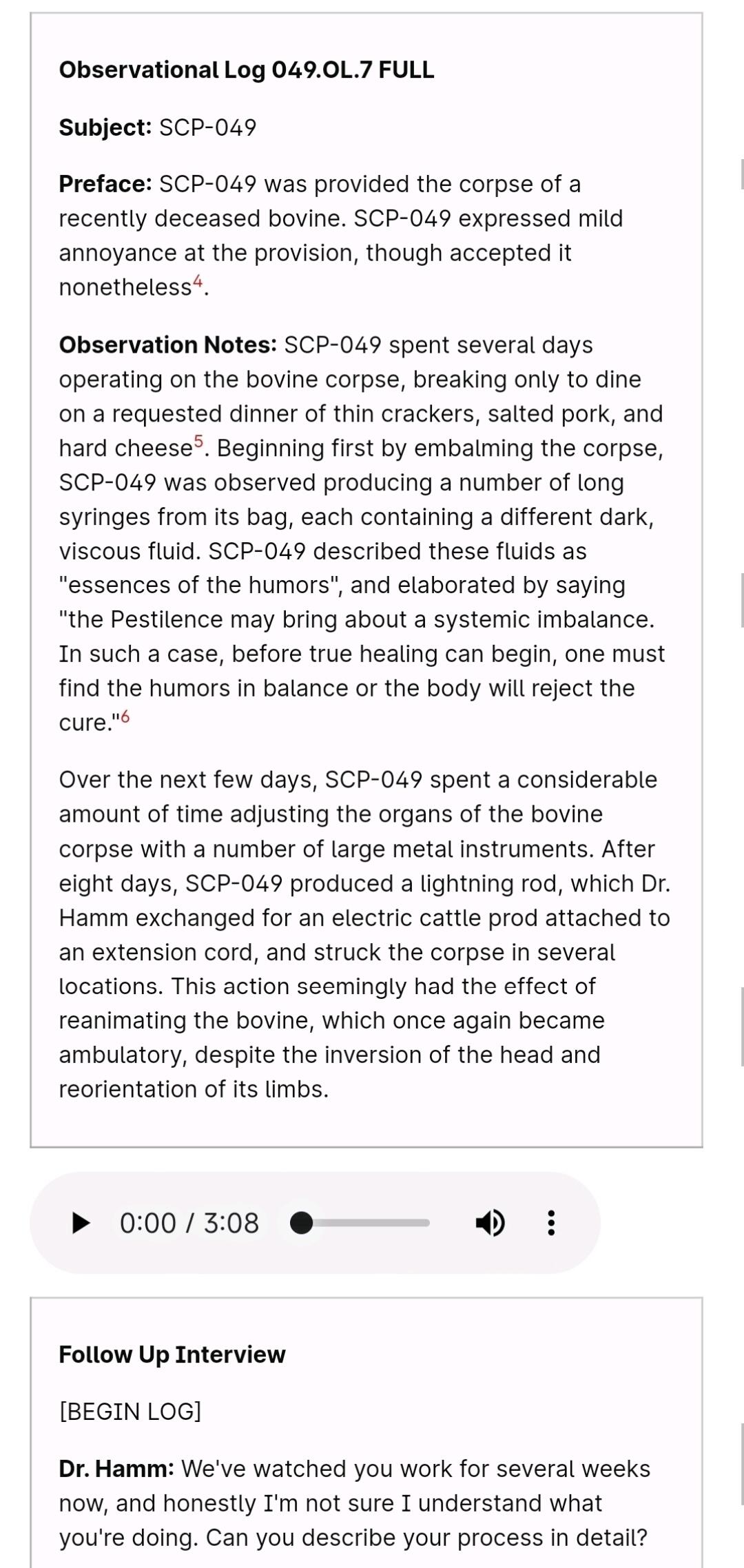 SCP-049 - 哔哩哔哩