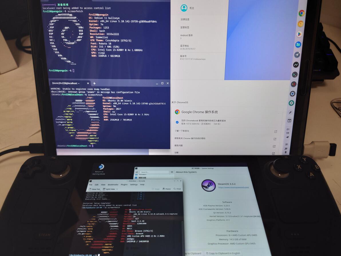 steamdeck只读系统的处理方案，在readonly状态下尽情使用steamos - 哔哩哔哩