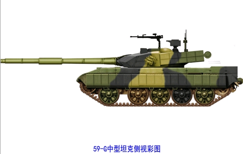 聊一聊ZTZ-59主战坦克的后起之秀——59D、59P和59G - 哔哩哔哩