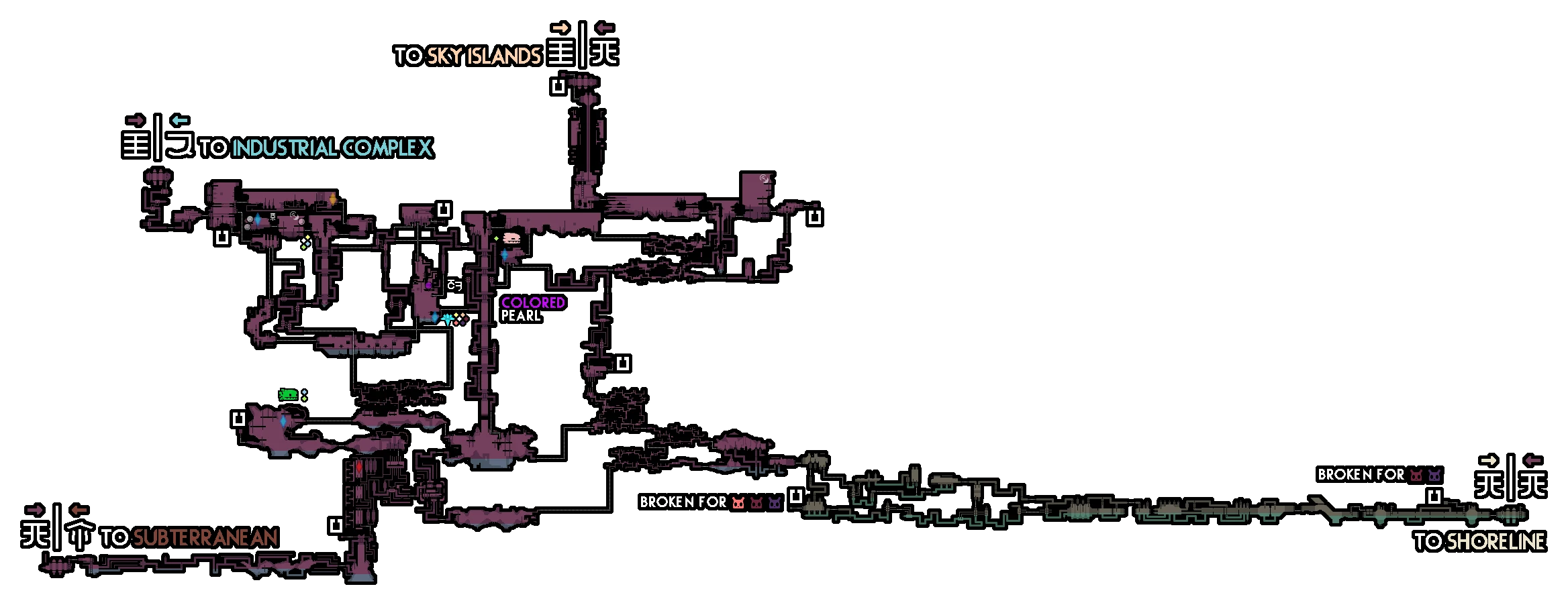 RainWorld雨世界地图-DLC版 - 哔哩哔哩