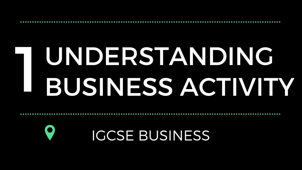 Understanding Business Activity Answers - 哔哩哔哩