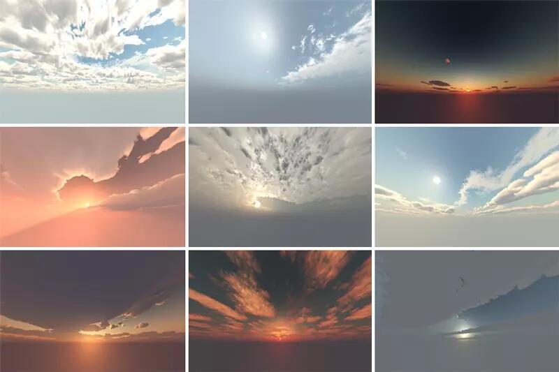 [unity3D] 55_Skybox_pack v1.0 天空盒 - 哔哩哔哩