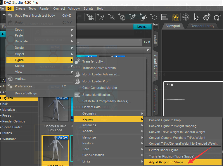 使用DAZ插件 ITF Dev Kit For Genesis 8 Female 快速创建头和身体的morph变形 - 哔哩哔哩