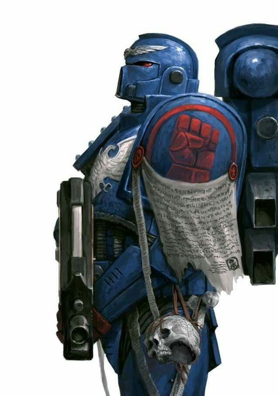 【战锤40k人物志】阿莱西奥·科尔特斯（Alessio Cortez）绯红之拳连长 - 哔哩哔哩