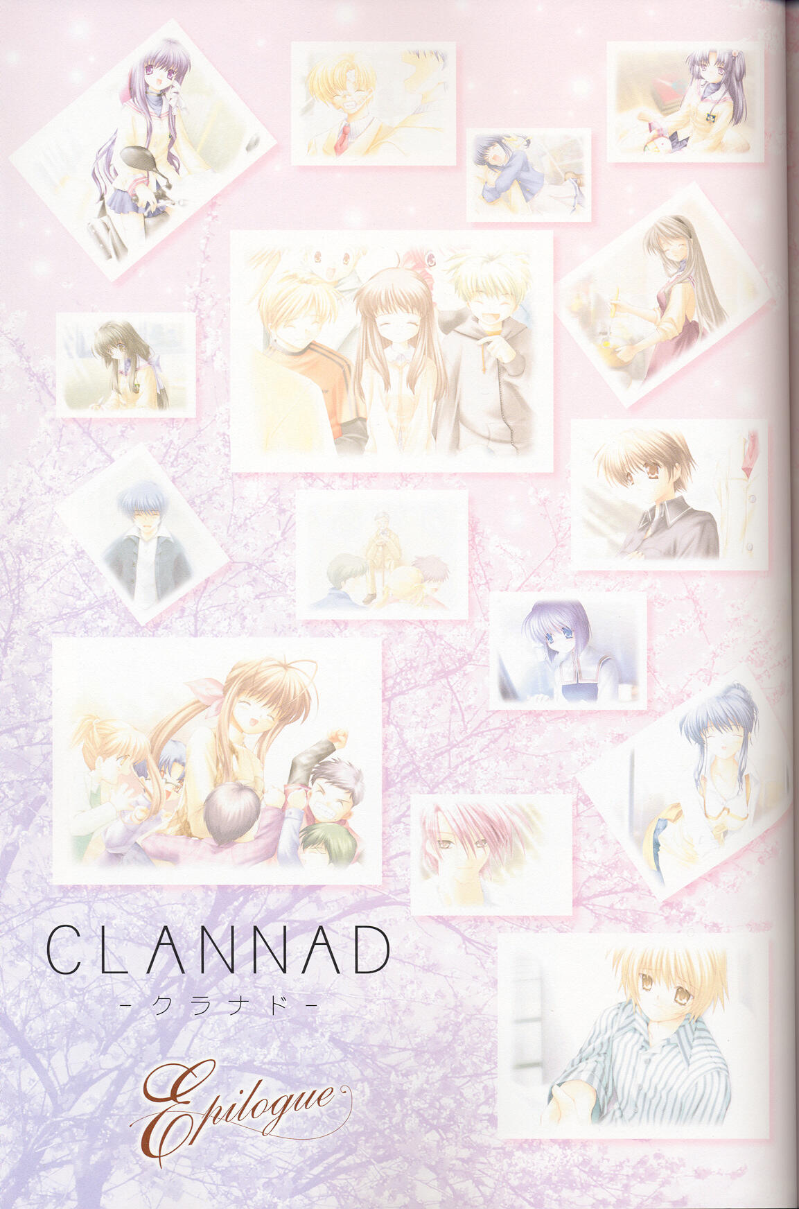【画集】Clannad游戏原画设定集远古画册-Clannad Visual Fan Book【P100】第一部分 - 哔哩哔哩