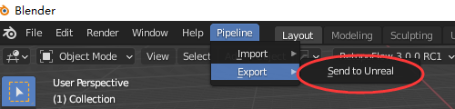 Blender到UE4的无缝衔接——Send To Unreal简介以及几点使用技巧 - 哔哩哔哩