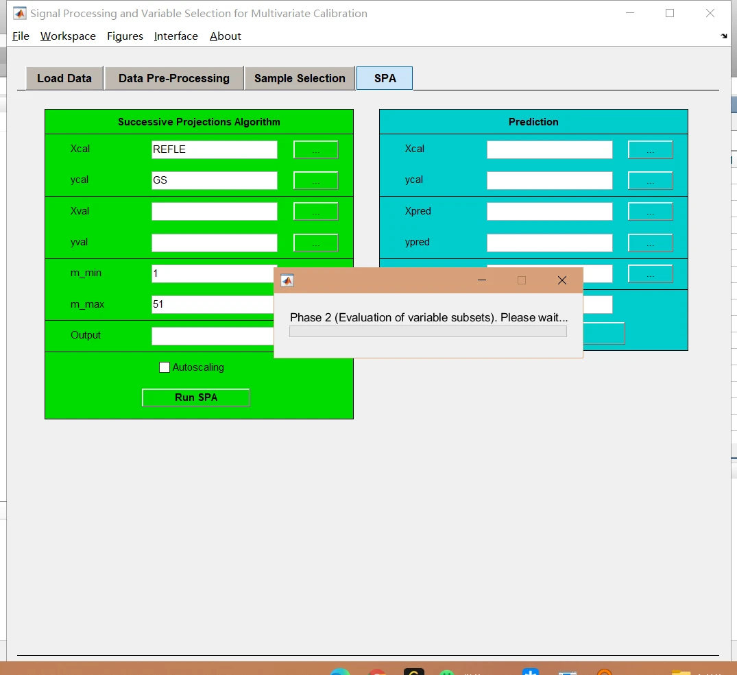 MATLAB连续投影算法SPA筛选波段示例 - 哔哩哔哩