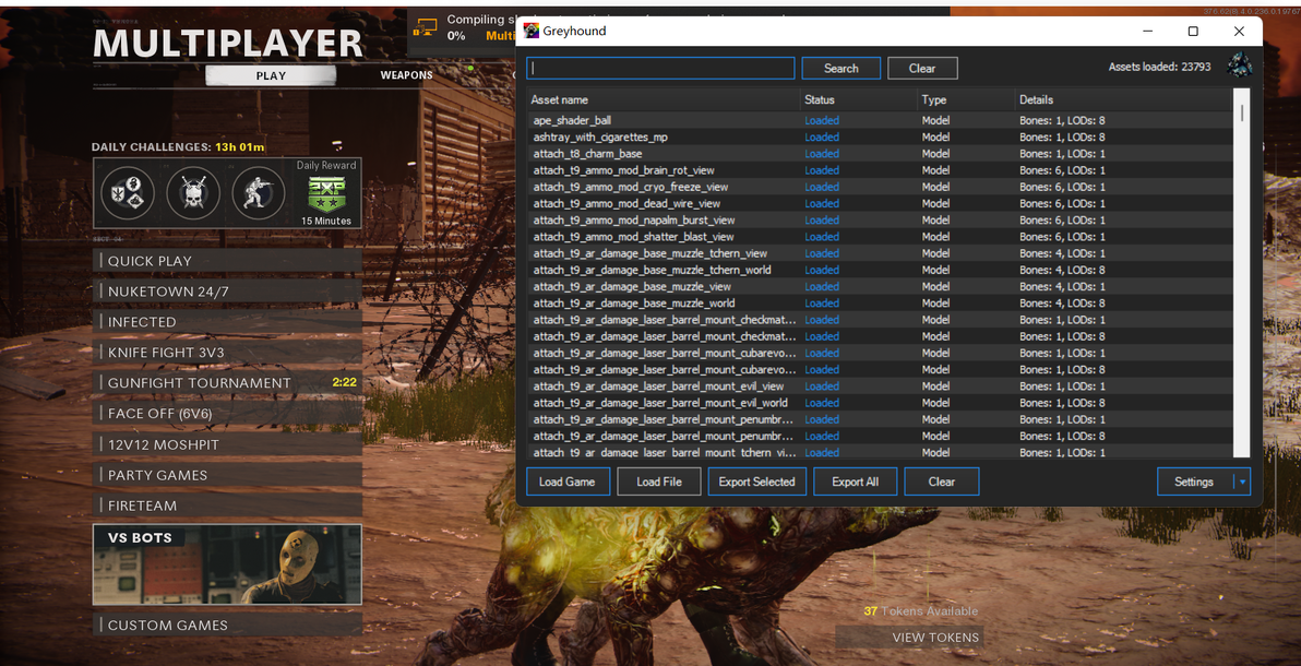 使用Greyhound提取COD17资产（Assets）的教程 - 哔哩哔哩