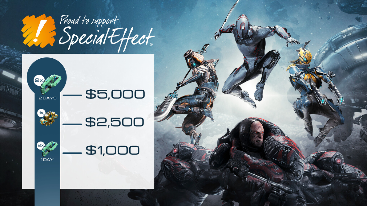 Warframe x SpecialEffect：北京时间 2023 年 2 月 24 日的慈善直播公告！ - 哔哩哔哩