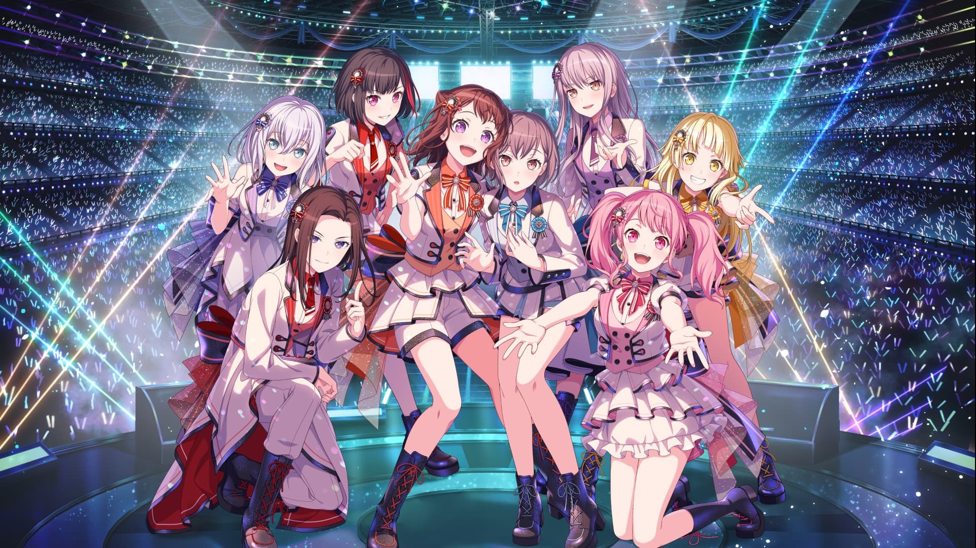 BanGDream! 日服七周年贺图合集（AI高清化+链接） - 哔哩哔哩