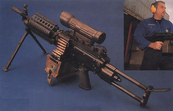 【轻武器科普】美国M249 SPW / Mk46 MOD 0轻机枪简介 - 哔哩哔哩