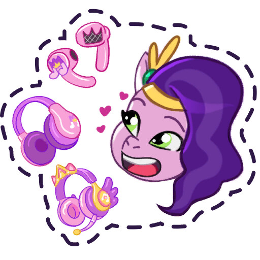 小马宝莉G5官游: Mane Merge贴纸 (7) - 哔哩哔哩