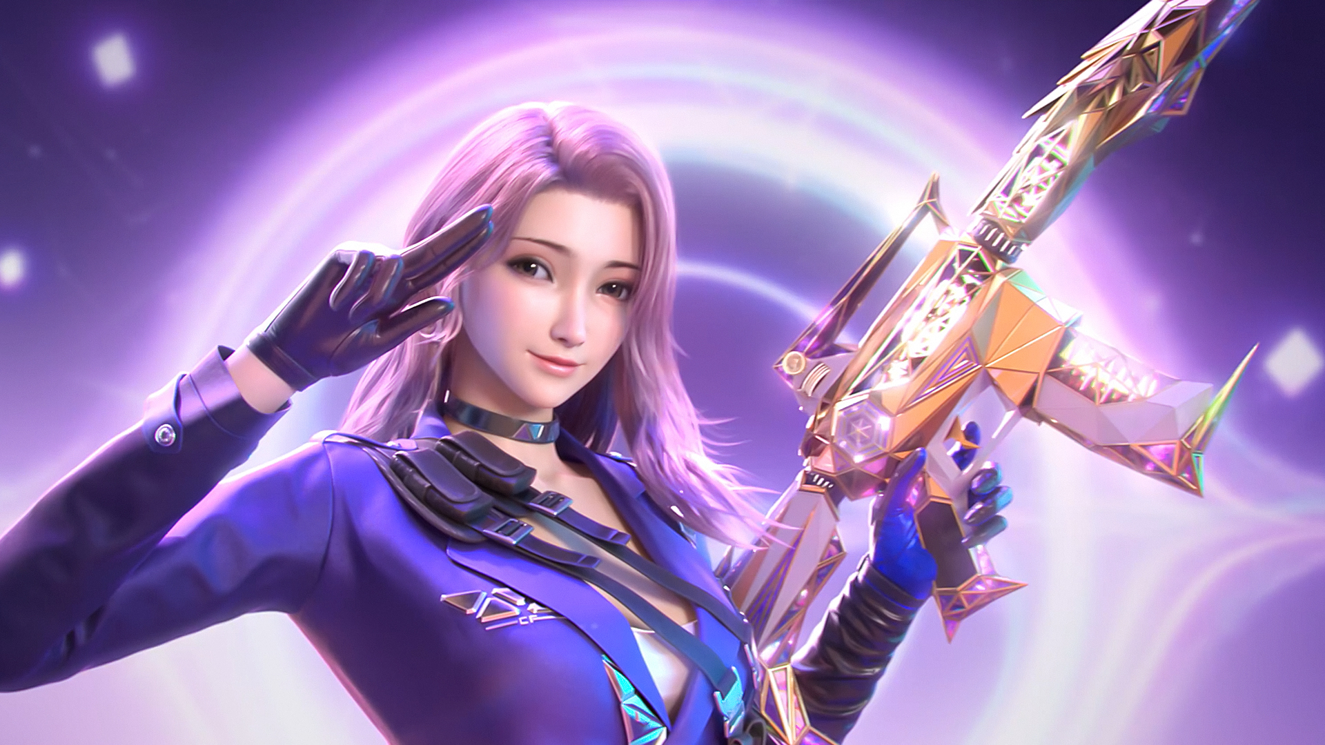 CF动漫女神高清壁纸：HeartShot电竞女子战队 - 哔哩哔哩