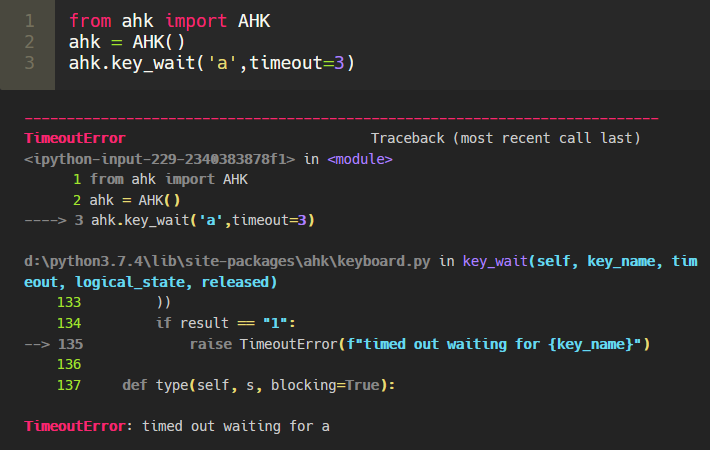 python ahk库使用文档说明 - 哔哩哔哩