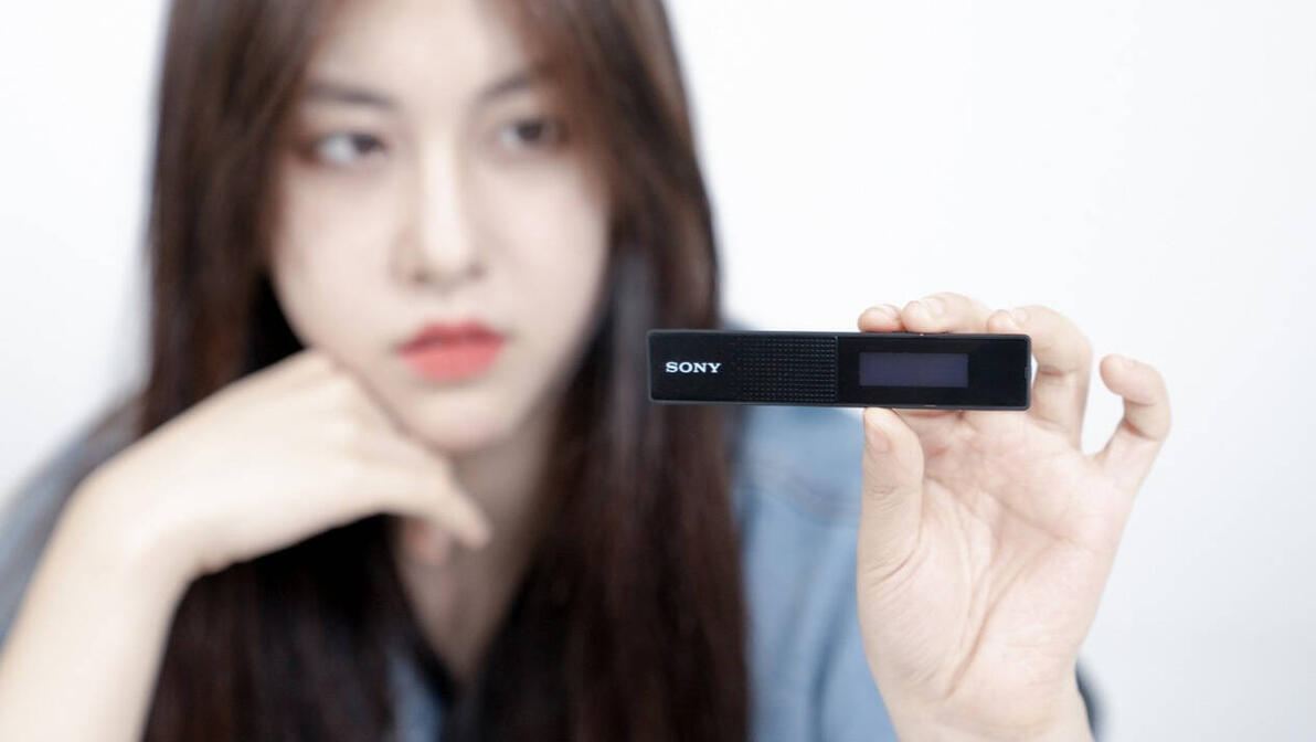 支持语音转文本，索尼ICD-TX660便携数码录音棒开箱 - 哔哩哔哩