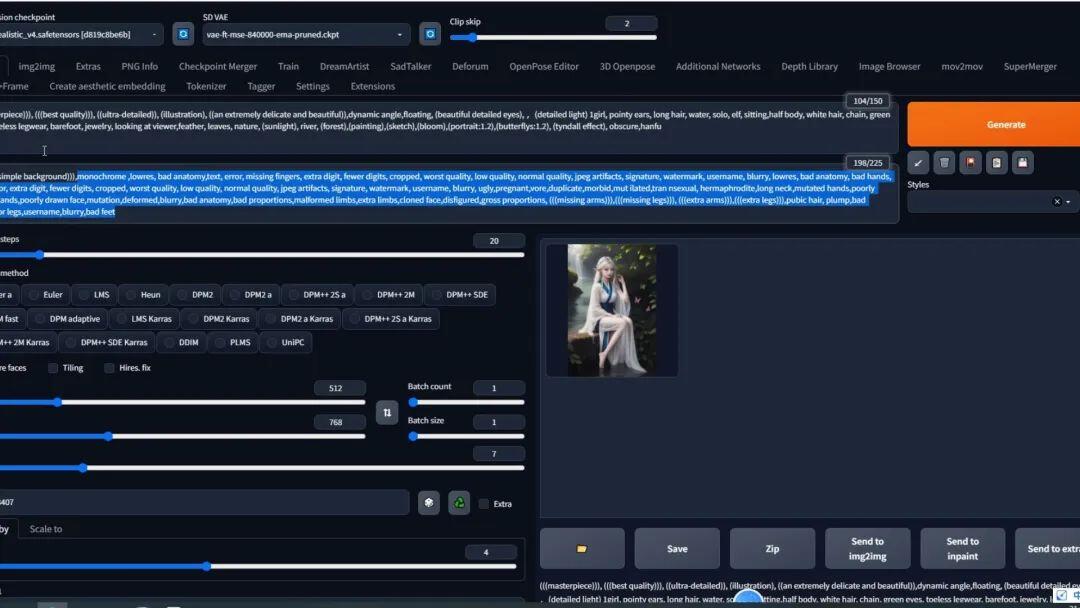stable diffusion教程：超强depth library插件，拯救坏手神器 - 哔哩哔哩