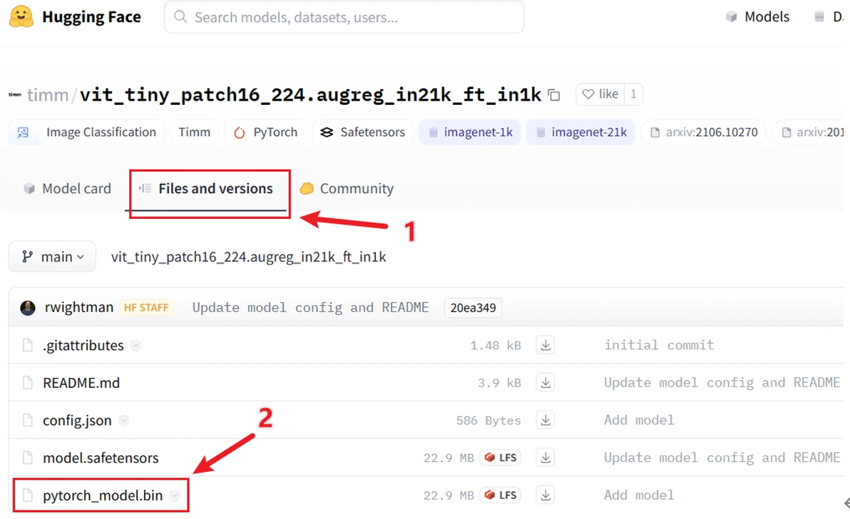 【debug】timm.create_model 加载本地权重文件 - 哔哩哔哩