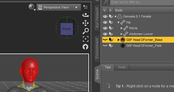使用DAZ插件 ITF Dev Kit For Genesis 8 Female 快速创建头和身体的morph变形 - 哔哩哔哩