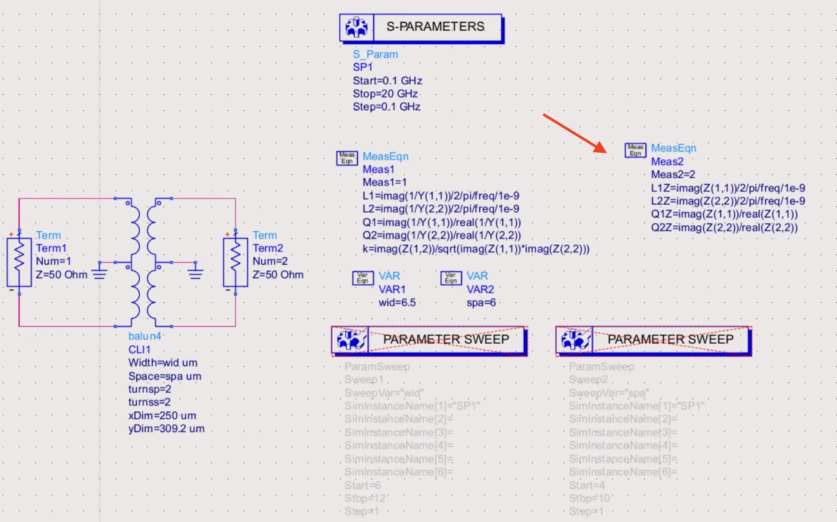 ADS CoilSys优化balun - 哔哩哔哩