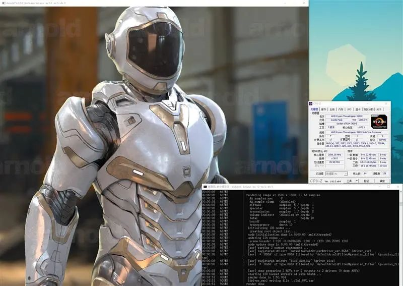 史上最强x86处理器！AMD Threadripper 3990X深度评测，数128个框框碾压一切！ - 哔哩哔哩