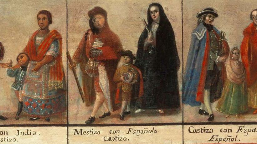 现代的Mestizo和过去的Mestizo，针对原住民的身份认同的殖民手段 - 哔哩哔哩