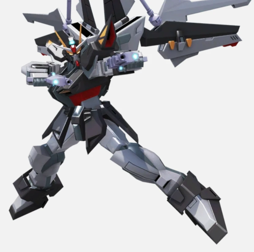 高达SEED机体介绍----GAT-X105E 漆黑强袭高达 - 哔哩哔哩