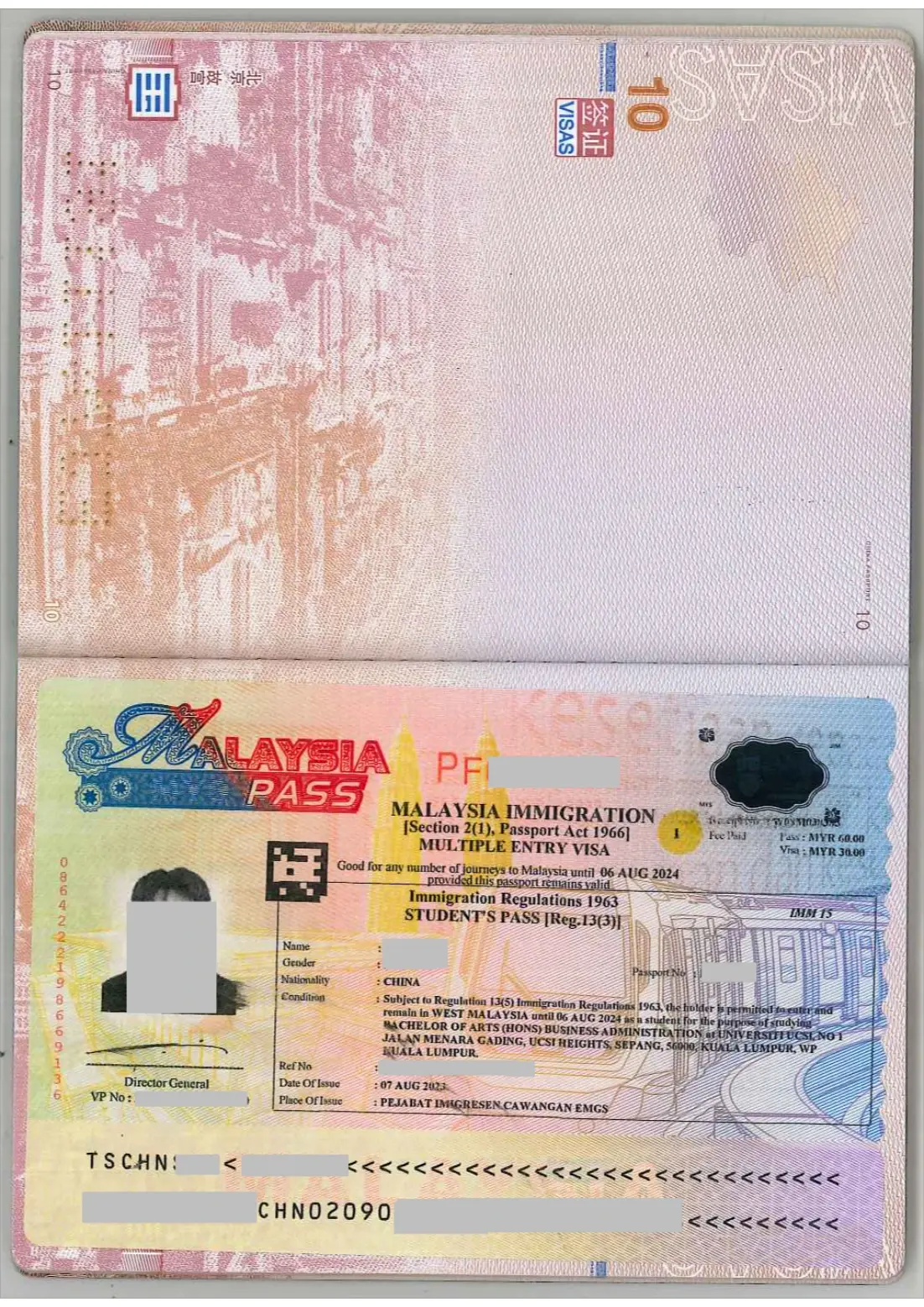 马来西亚学生签证EMGS/eVAL/SEV/eVisa - 哔哩哔哩