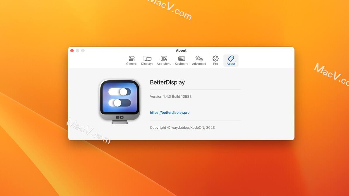 BetterDisplay Pro Mac(显示器管理工具)激活版 - 哔哩哔哩