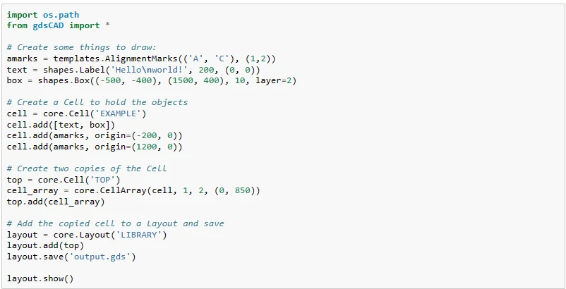 1.1 GDS版图绘制与Python gdsCAD包安装 - 哔哩哔哩