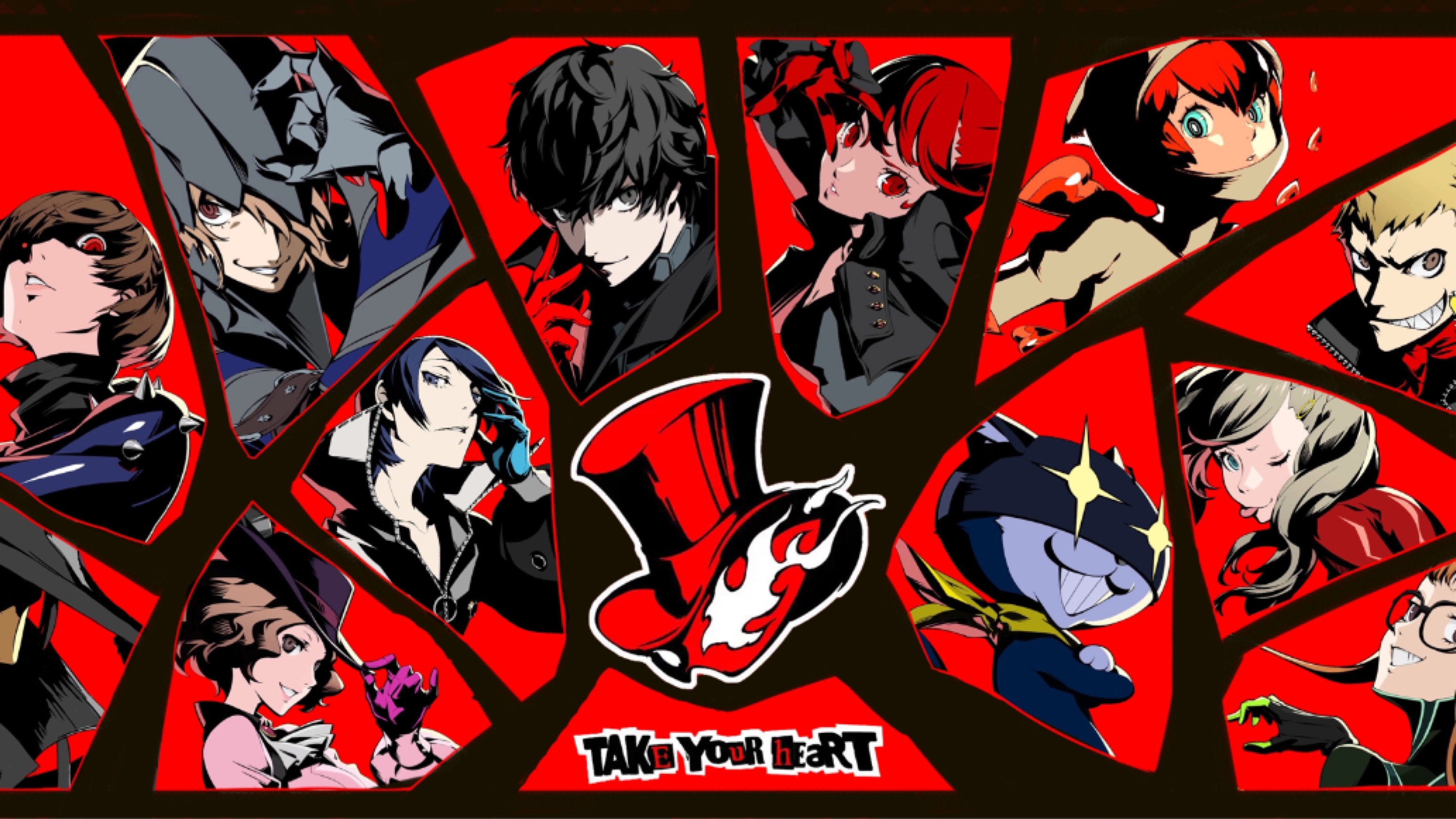 分享一些P5R游戏合照&壁纸 - 哔哩哔哩