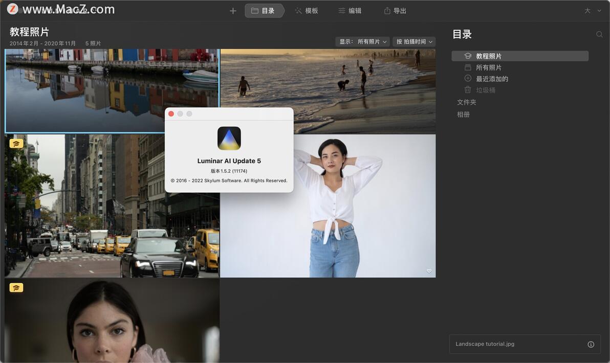 AI照片编辑软件：Luminar AI Mac中文版 - 哔哩哔哩