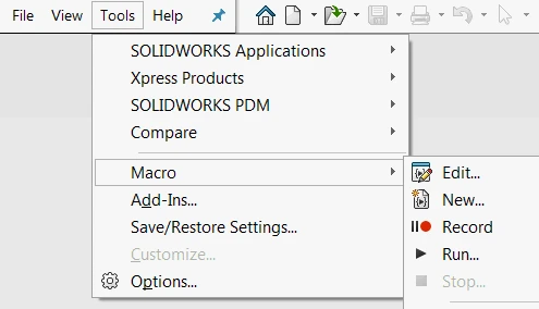 使用SOLIDWORKS API对VBA宏和VSTA宏进行编程 - 哔哩哔哩