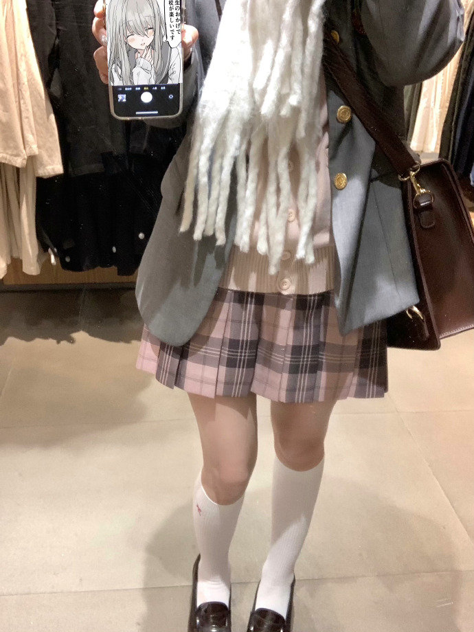 Jk日常丨9uri 粉色系jk 哔哩哔哩