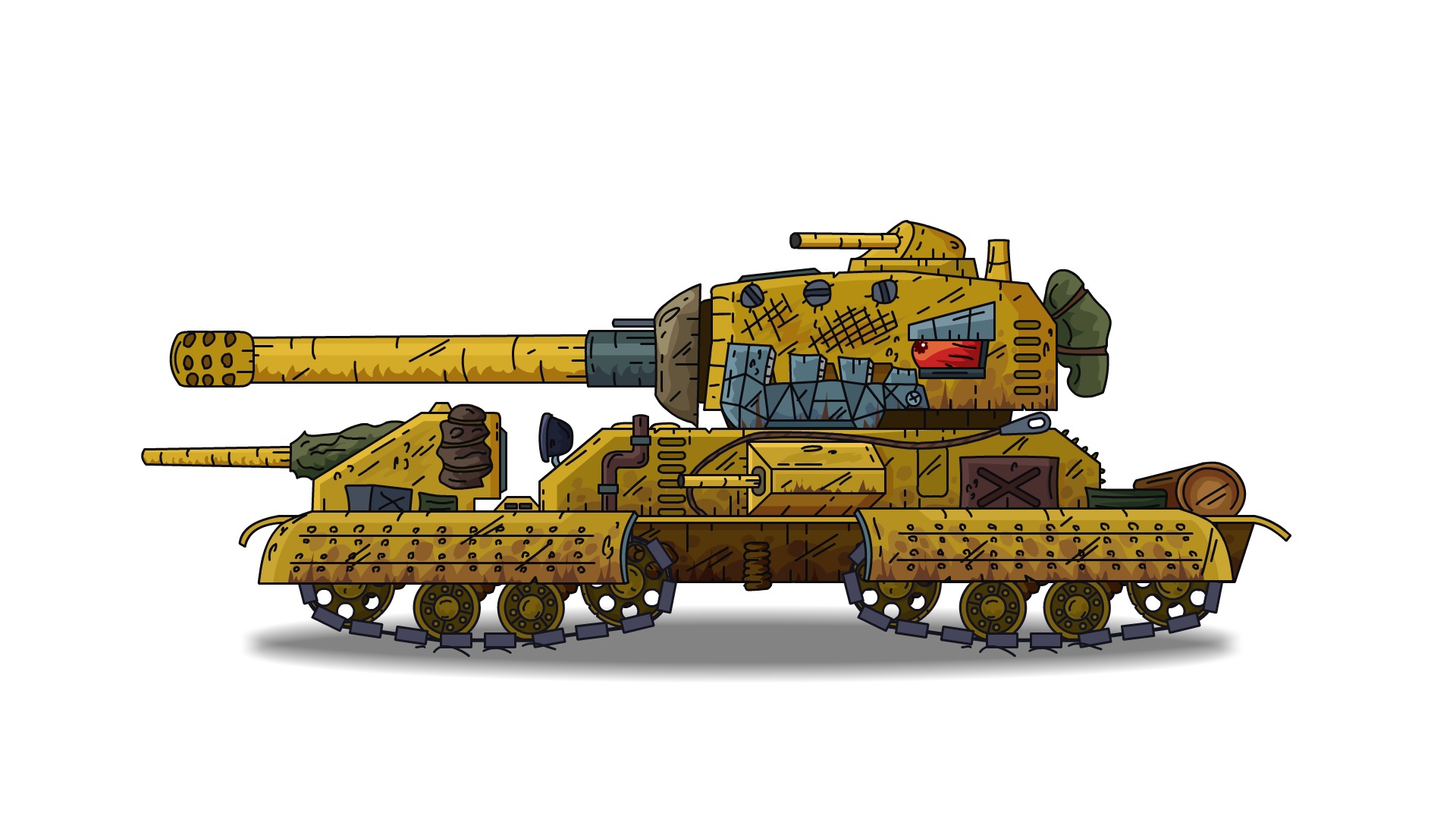 Gerand坦克动画沙俄系坦克素材合集 - 哔哩哔哩