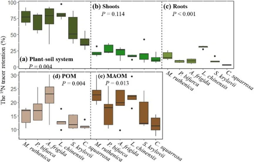 Geoderma | 植物性状对植物-土壤系统中生物有效氮的保留和再分配的影响 - 哔哩哔哩
