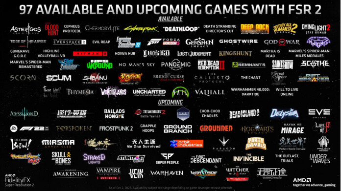 更兼具性能与画质，FSR 2.2游戏体验 - 哔哩哔哩