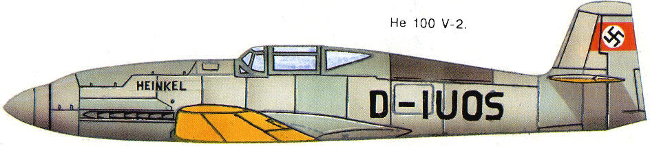 二战德国亨克尔He 100战斗机（Heinkel He 100） - 哔哩哔哩