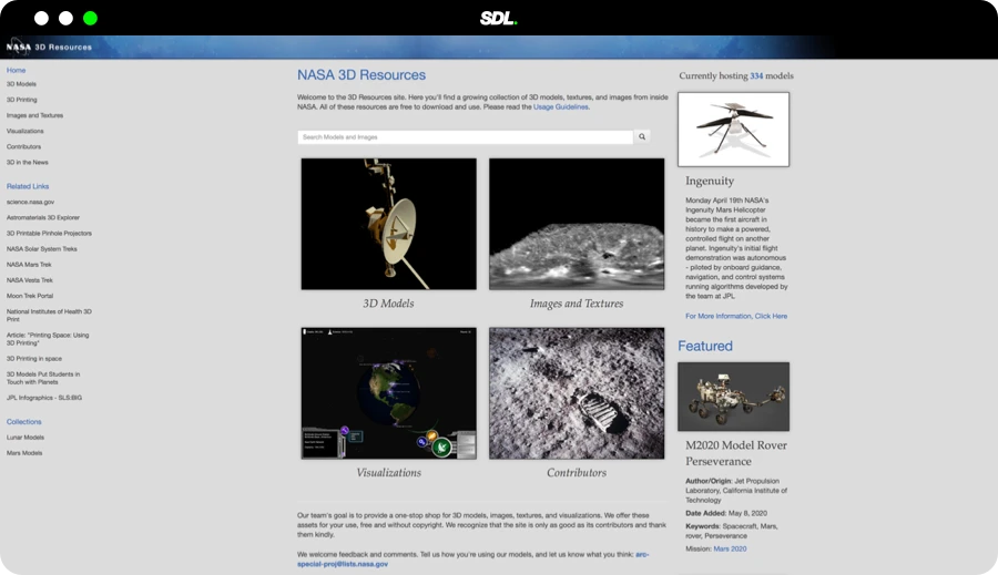 这5个免费的3D模型素材网站，3D建模/3D打印/AR/VR模型工程文件，免费下载 - 哔哩哔哩